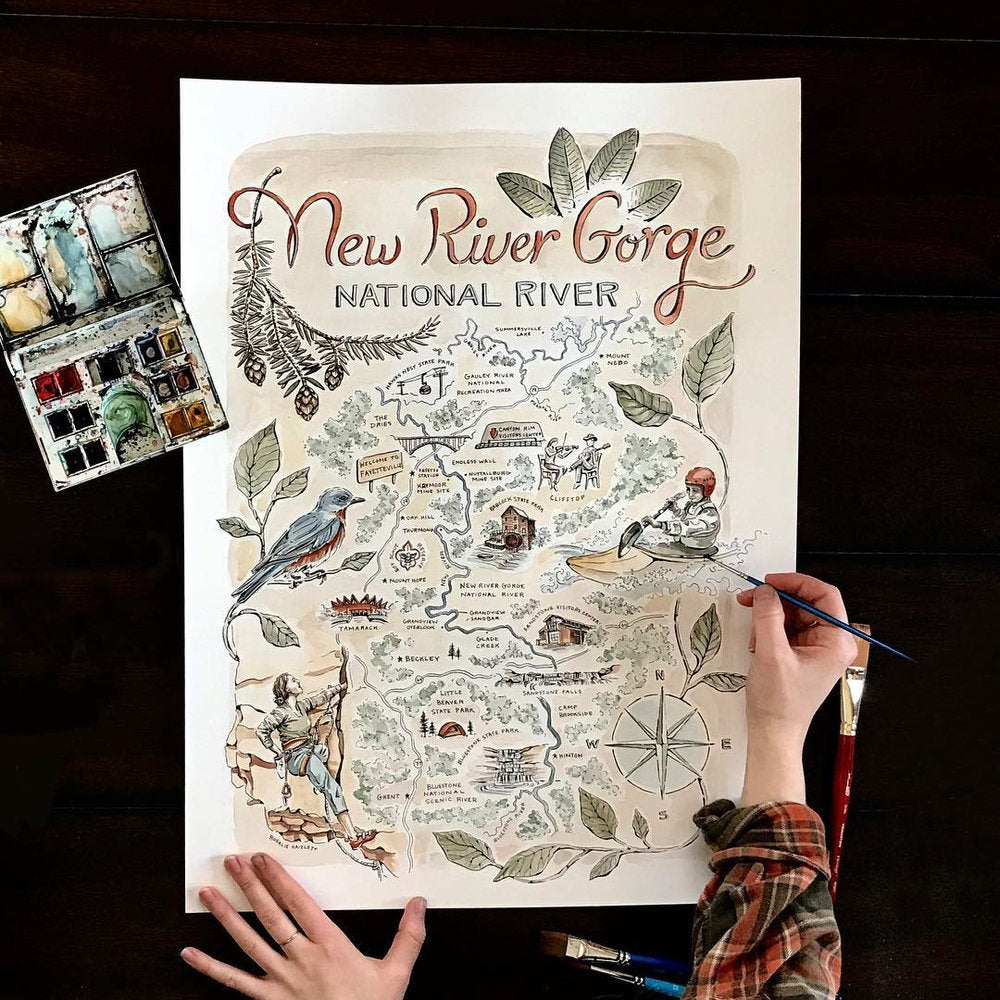New River Gorge National River Artist Residency – Rosalie Haizlett ...